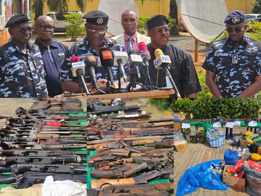Delta Police Record Major Security Breakthroughs, Recover 144 Firearms ...
